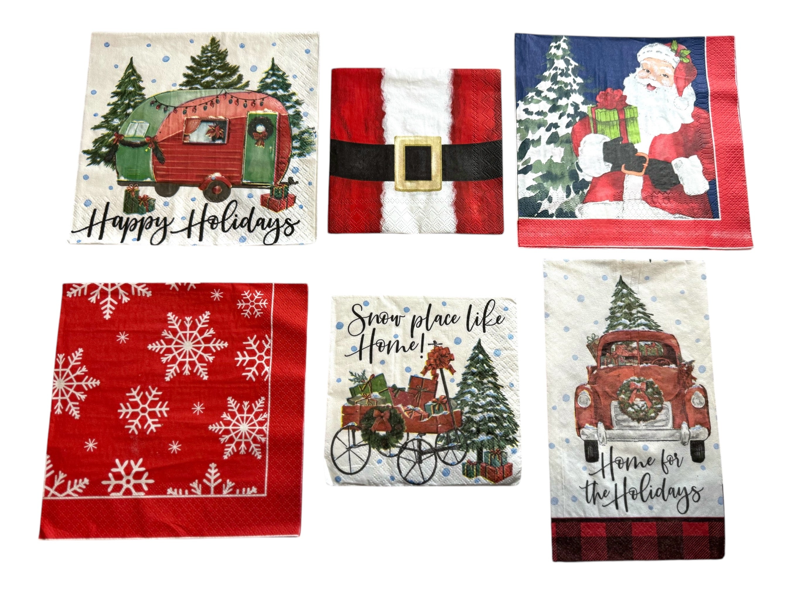 Santa napkin bundle – believeandexceeddesigns